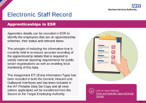 Browse Content - ESR Hub - NHS Electronic Staff Record